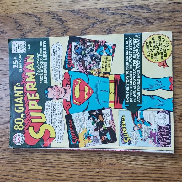 Other | Vintage 6s 80pg Giant Superman No 183 Dc Comics Comic Book ...